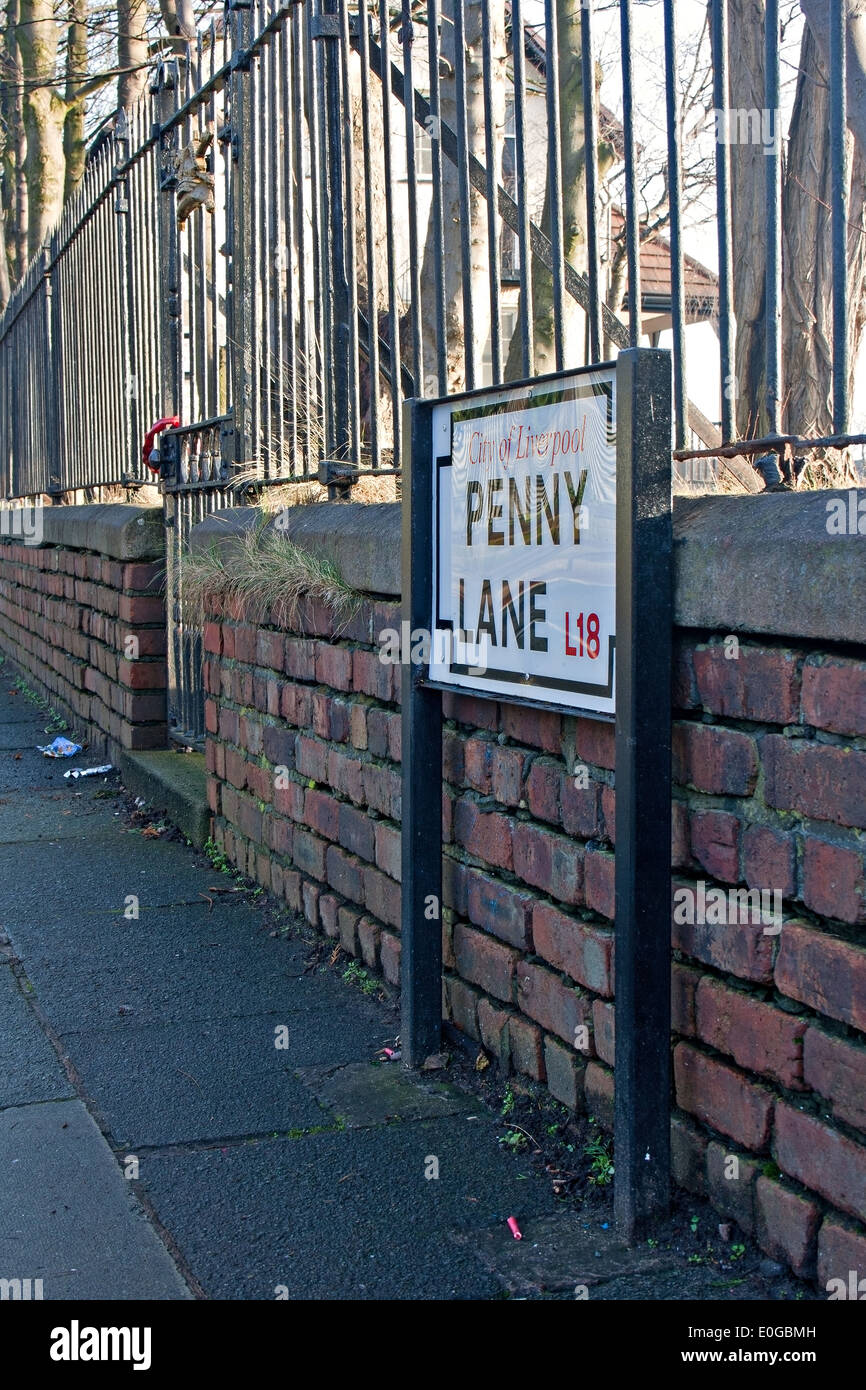 Die penny lane -Fotos und -Bildmaterial in hoher Auflösung – Alamy