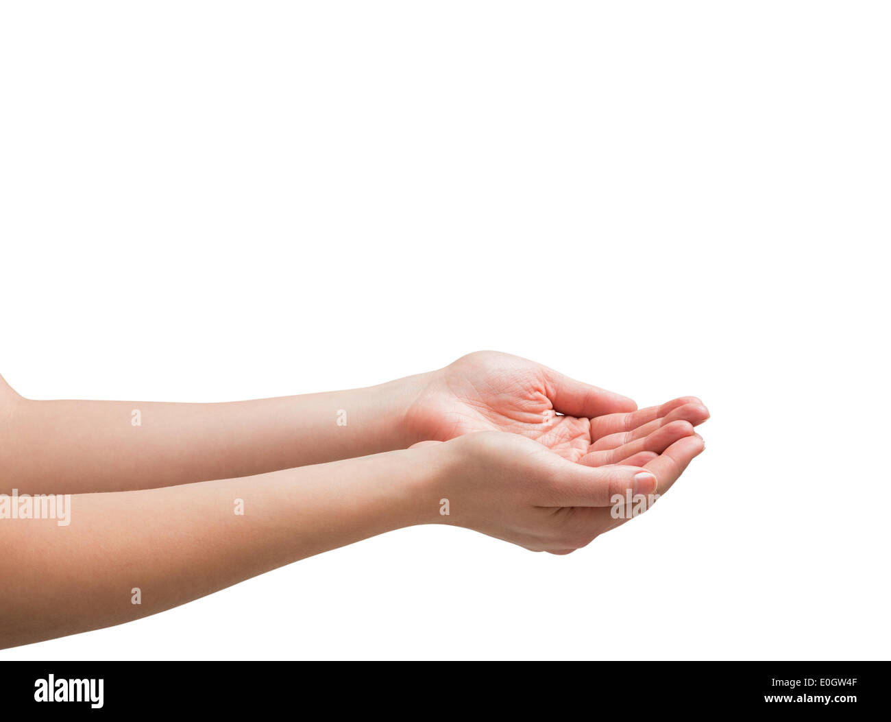 Beide hände streckten sich aus -Fotos und -Bildmaterial in hoher ...