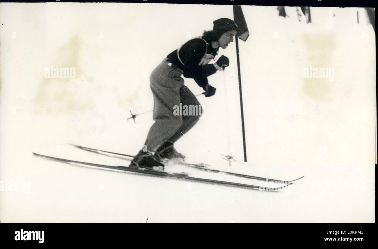2. Februar 1949 - Olympische Winterspiele - St. Moritz. Slalom-Rennen ...