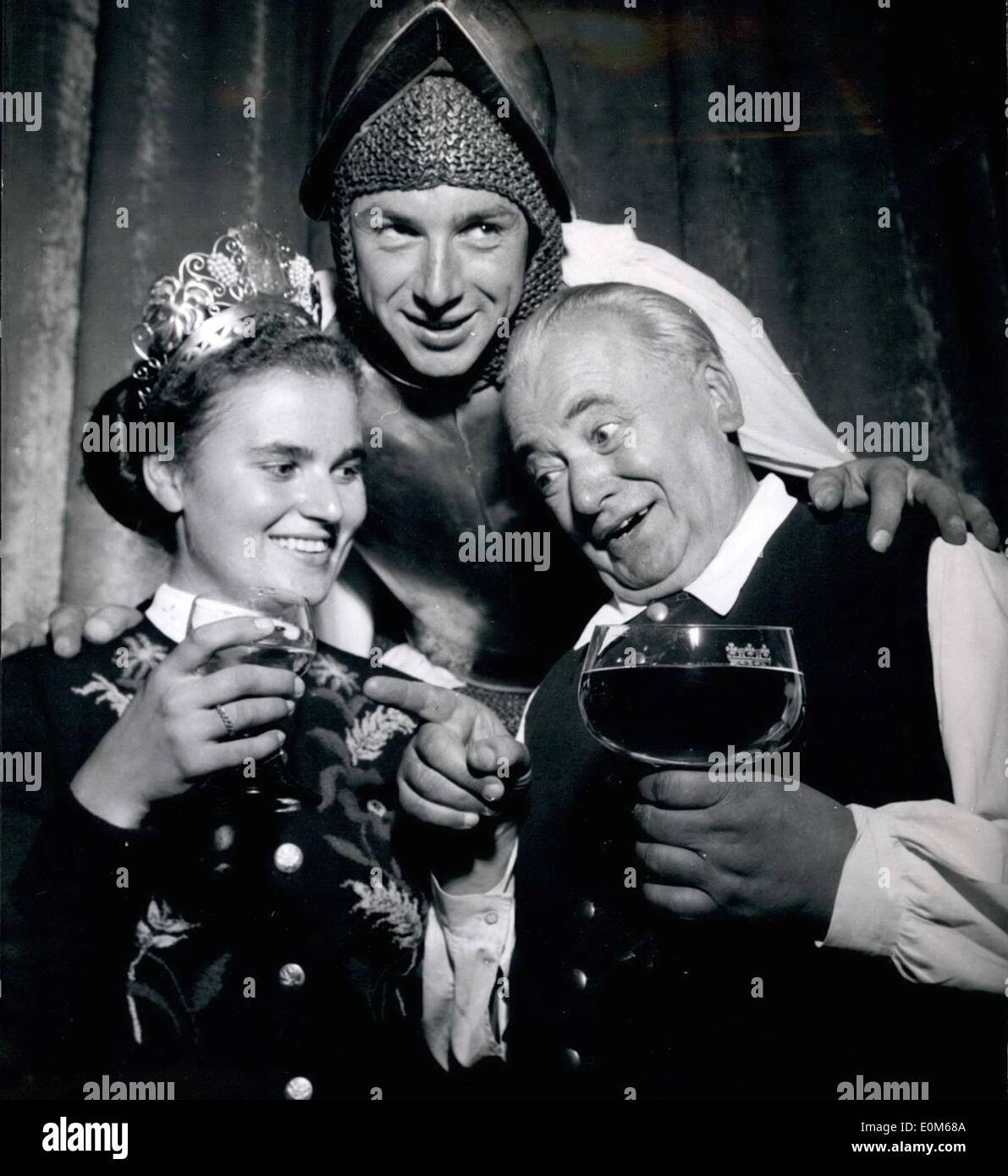 Sept. 09, 1953 - der erste deutsche "Miss Wein" dieses Jahres: im Wein ...