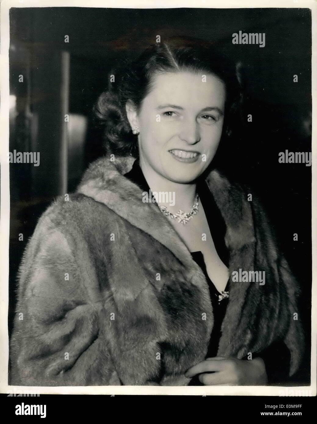 3. März 1954 - weltweit berühmtesten Reiterin - Abend Dr... Miss Pat ...