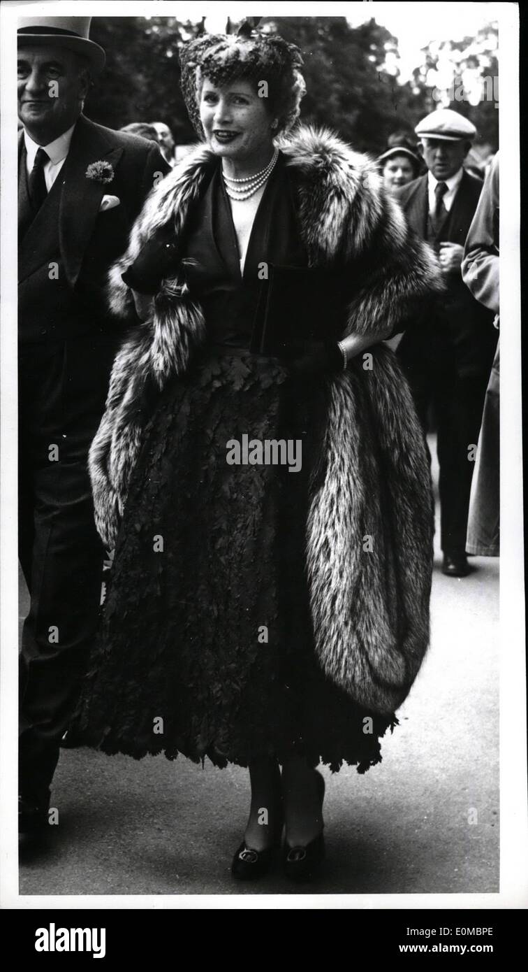 6. Juni 1954 - Royal Ascot - zweiter Tag, Sir Bernard und Lady Docker ...