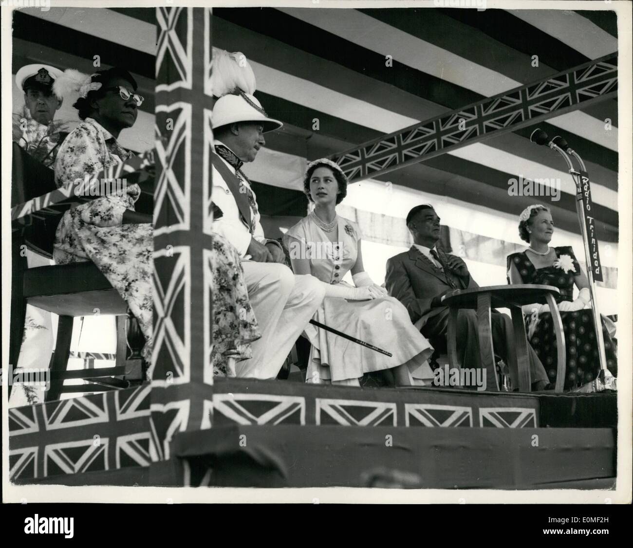 2. Februar 1955 - Prinzessin Margaret In Trinidad: Foto zeigt ...
