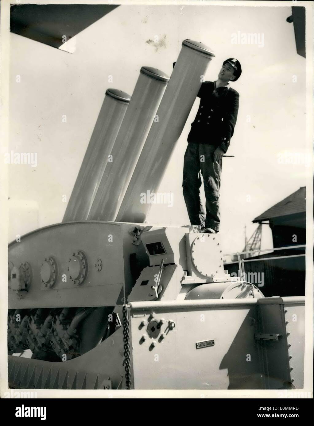 3. März 1956 - HMS Hardy die erste abgeschlossen werden, der schwarze ...