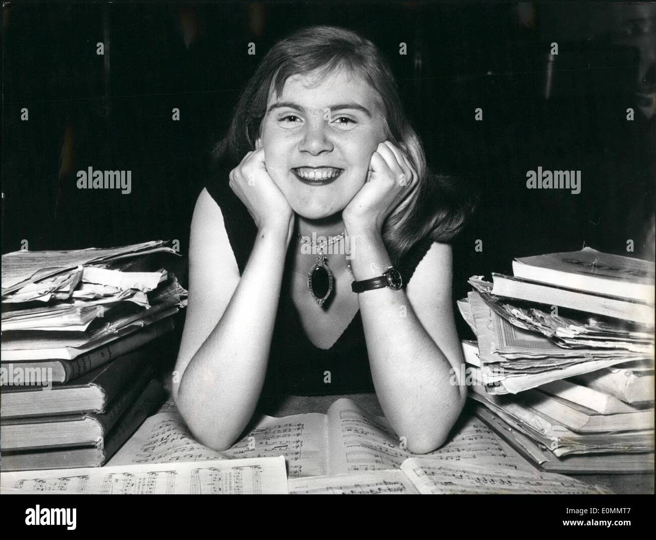 3. März 1956 - die jüngste Opernstar der Welt.: ist ein Mädchen aus ...