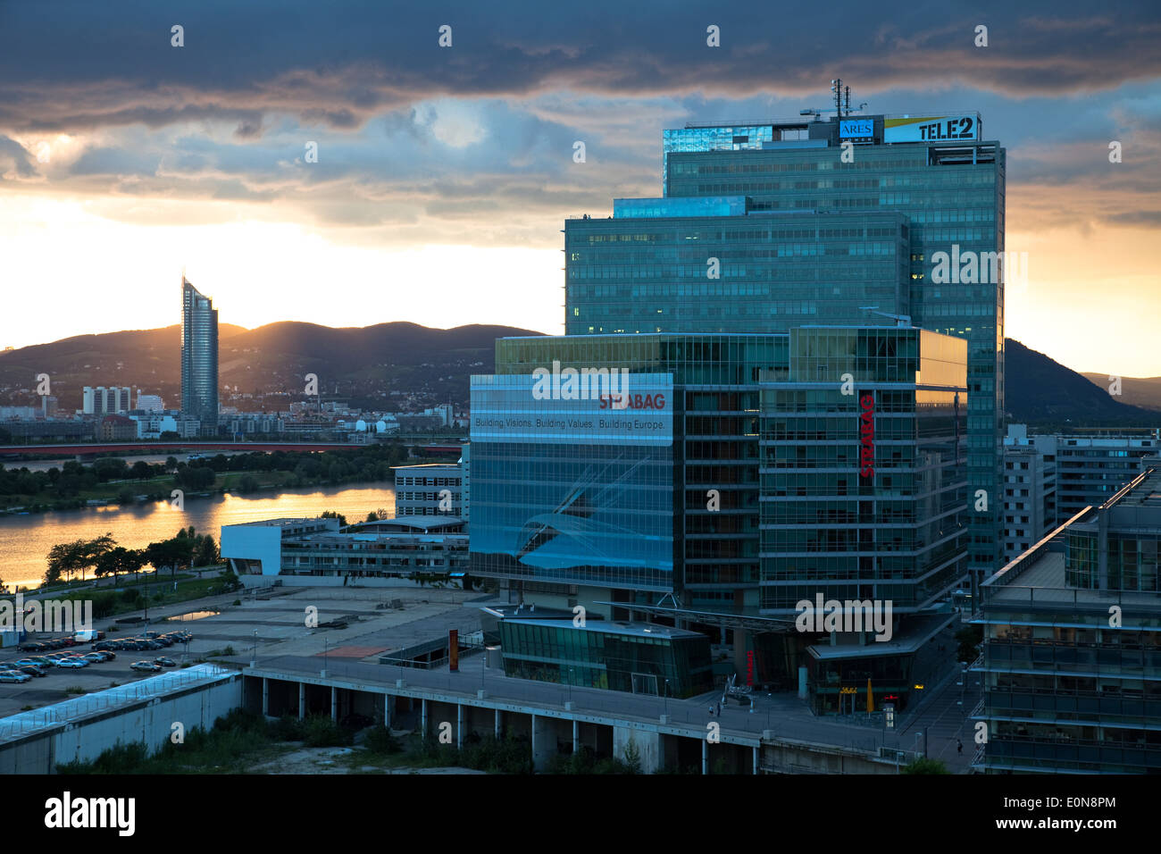 Donaucity, Wien, Österreich - Donau-City, Wien, Österreich ...