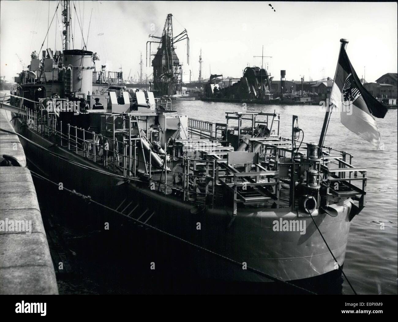 18. April 1957 - wurde A 370 Tonnen u-Boot-Jäger in Frankreich gebaut ...