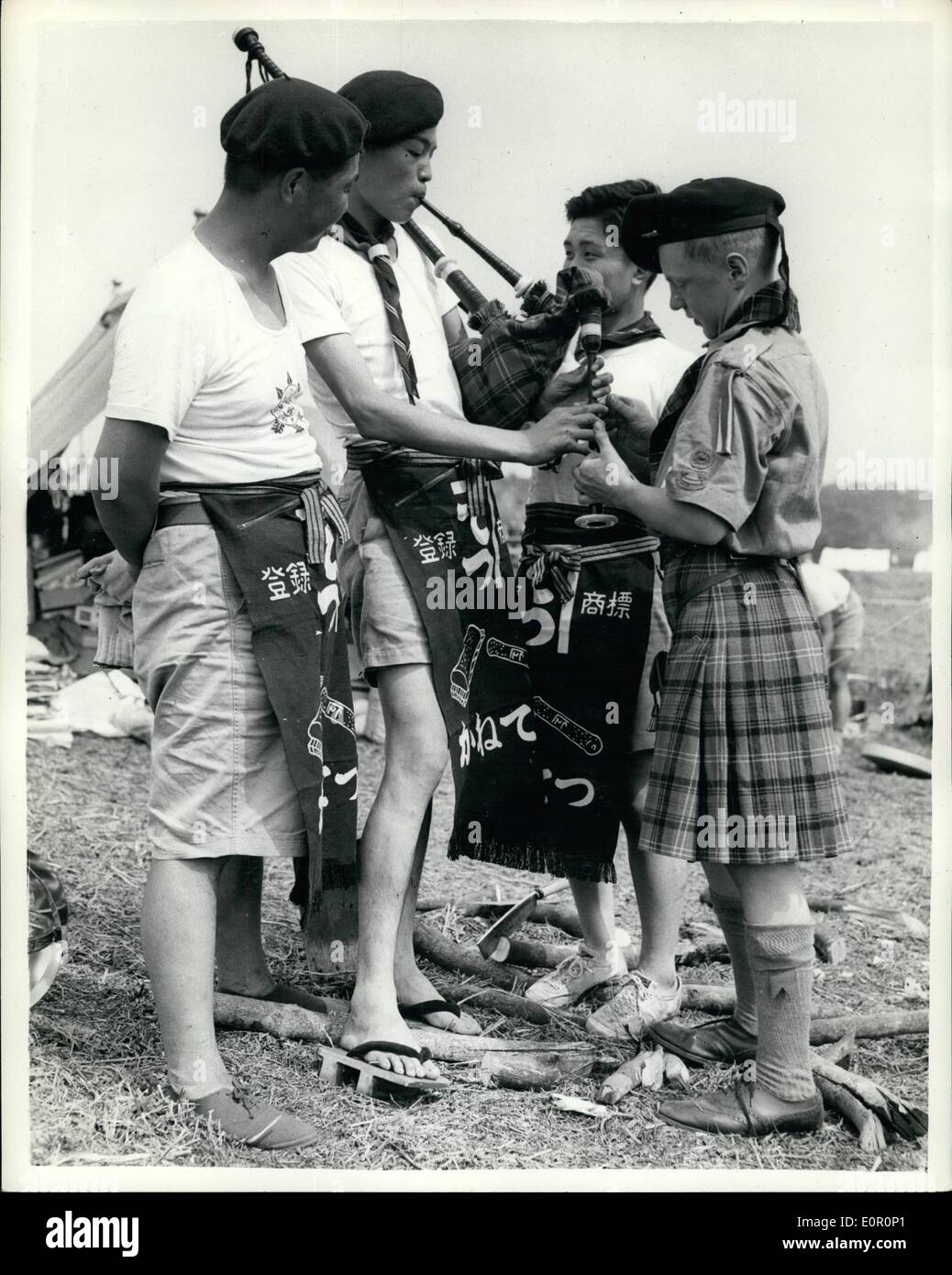 8. August 1957 - World Scout Jubilee Jamdoree im Sutton Park. Besuch ...