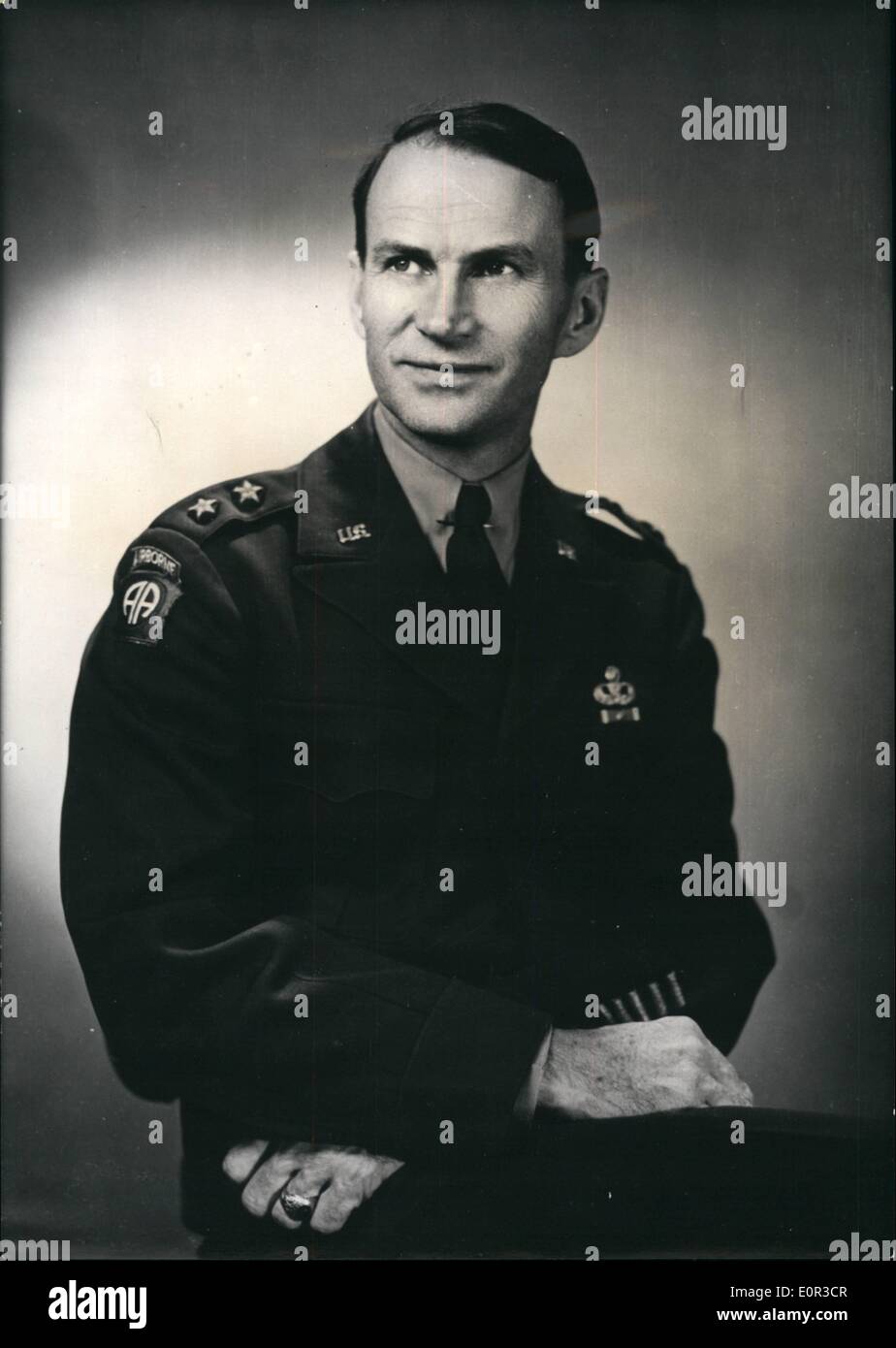 1. Januar 1958 - General James Gavin zum Rücktritt: General James Gavin ...