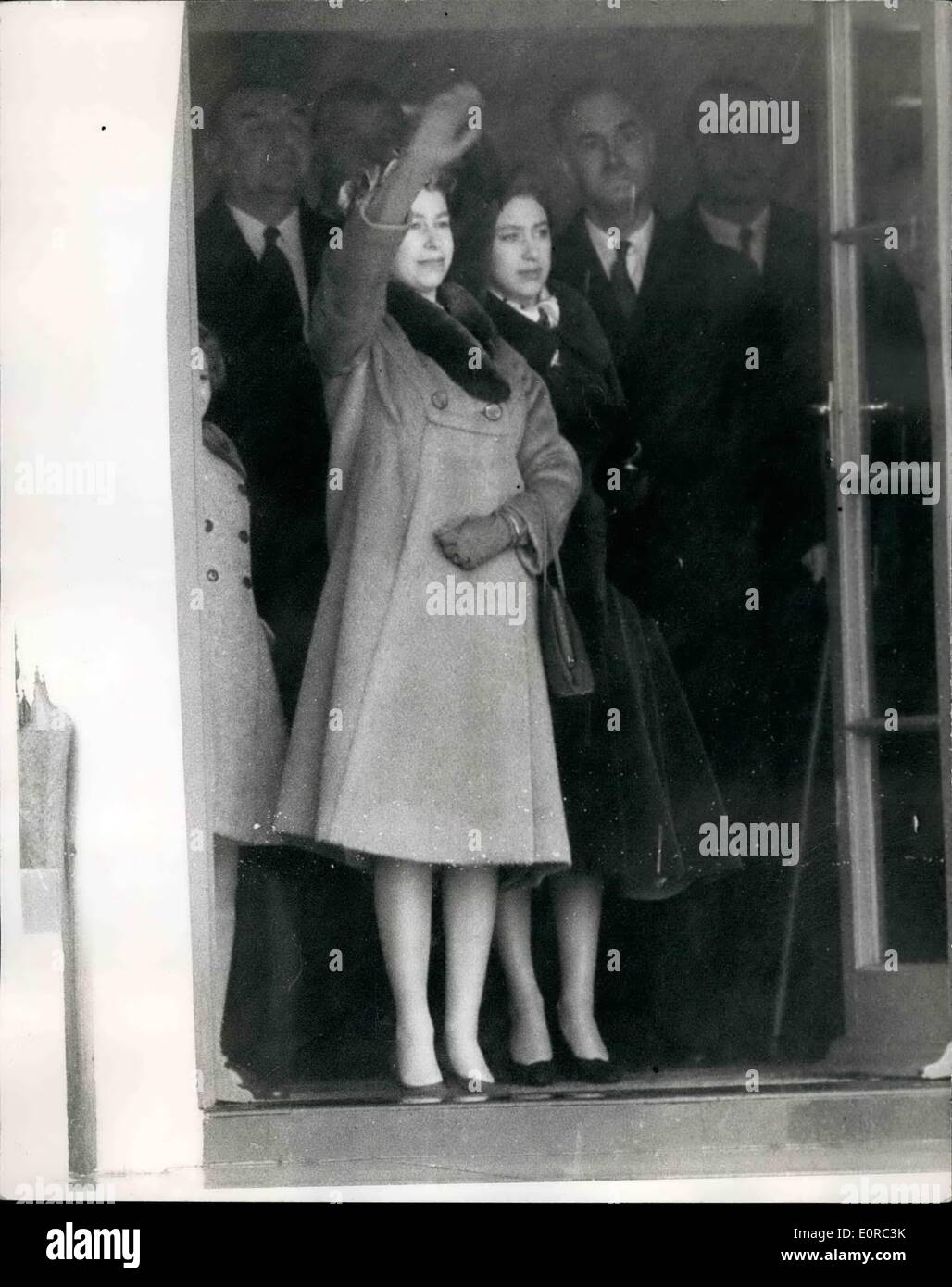 1. Januar 1959 - Blätter Herzog von Edinburgh für World Tour. Queen ...