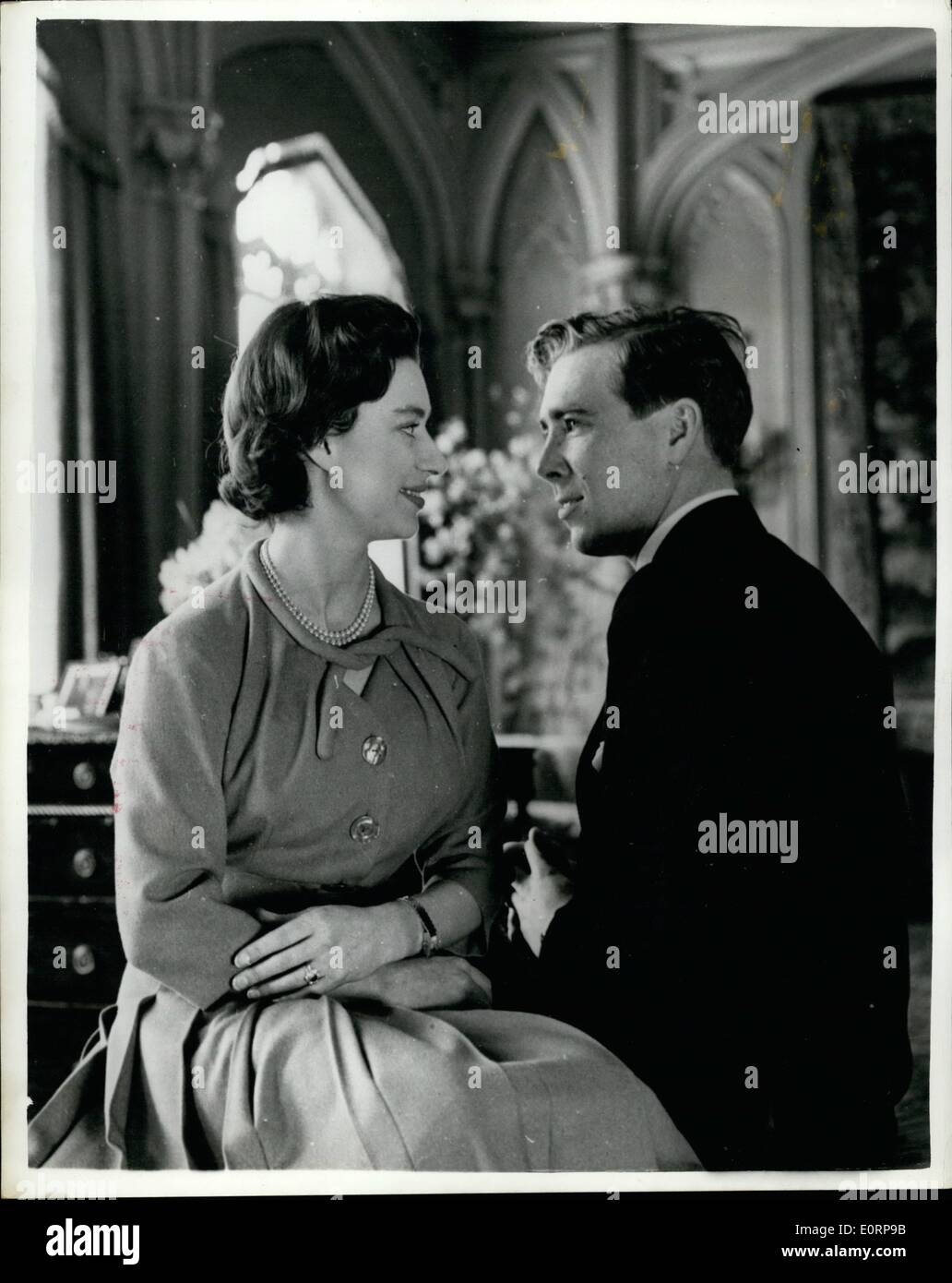 2. Februar 1960 - Prinzessin Margaret Poses for besonderes Engagement ...