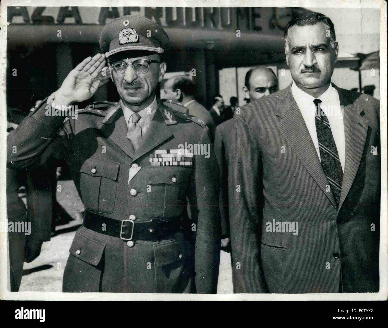 10. Oktober 1960 - König von Afghanistan kommt in Kairo: König Mohammed ...