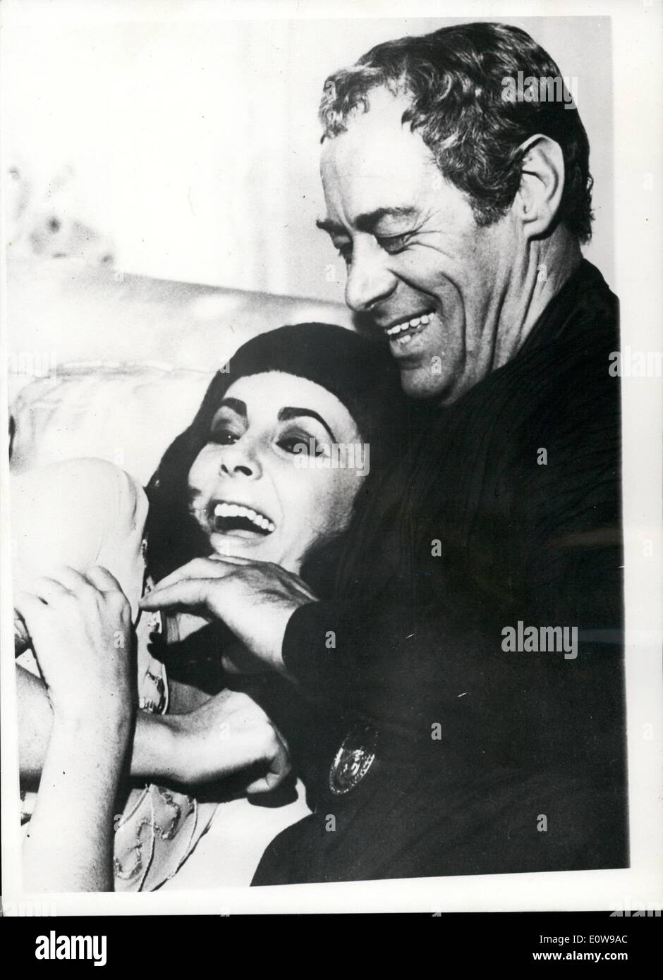2. Februar 1962 - Hochzeit Nachtszene von "Cleopatra". Foto zeigt: Rex ...