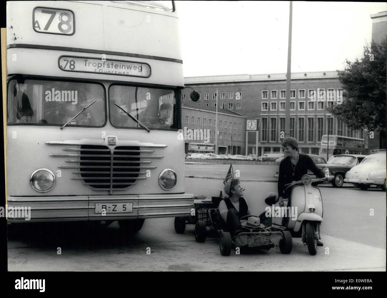 7. Juli 1962 - mit ein Go-Kart um die Wordl: rund um die ganze Welt 29 ...