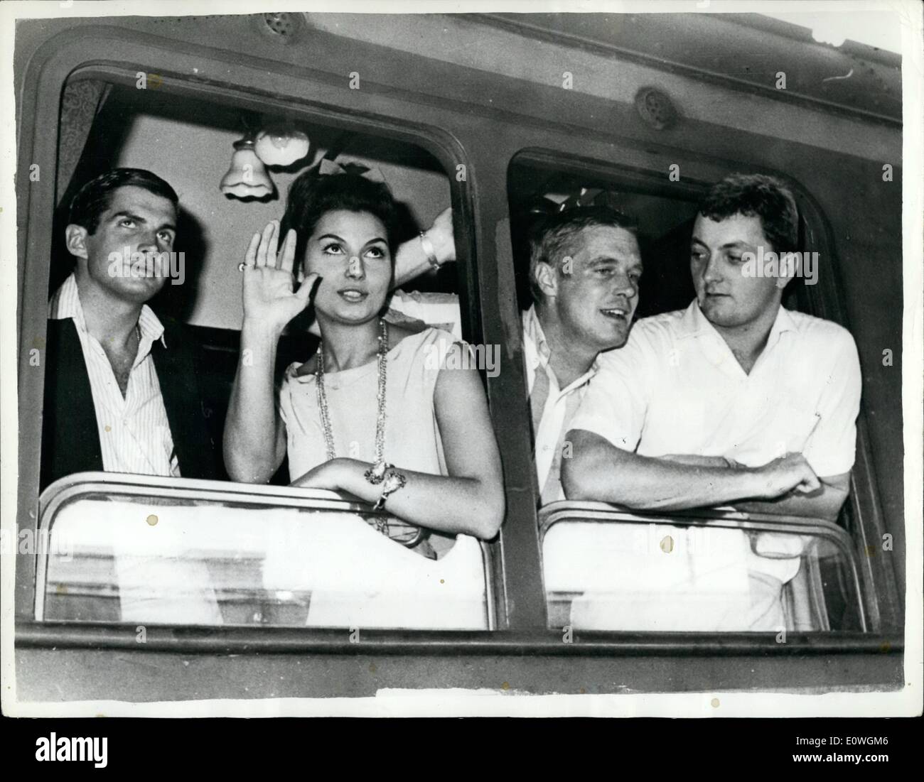 Sept. 09, 1962 - Vincent Edwards Ben Casey in Italien für Lage ...