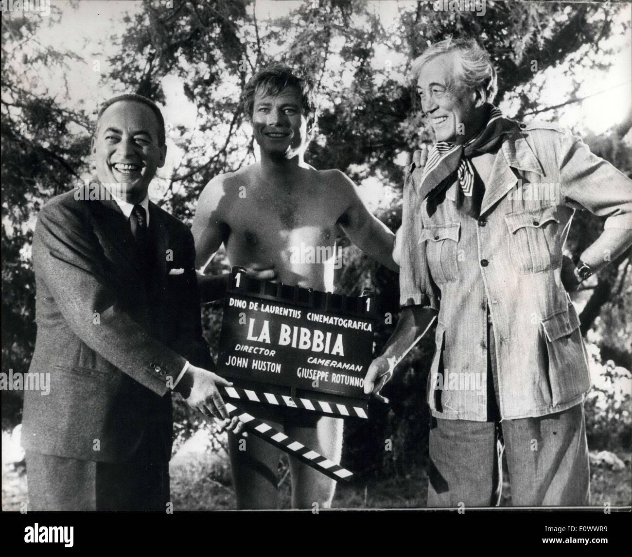 14. Mai 1964 - Adam im Garten Eden.: an einem bestimmten Standort in der Nähe von Rom ...