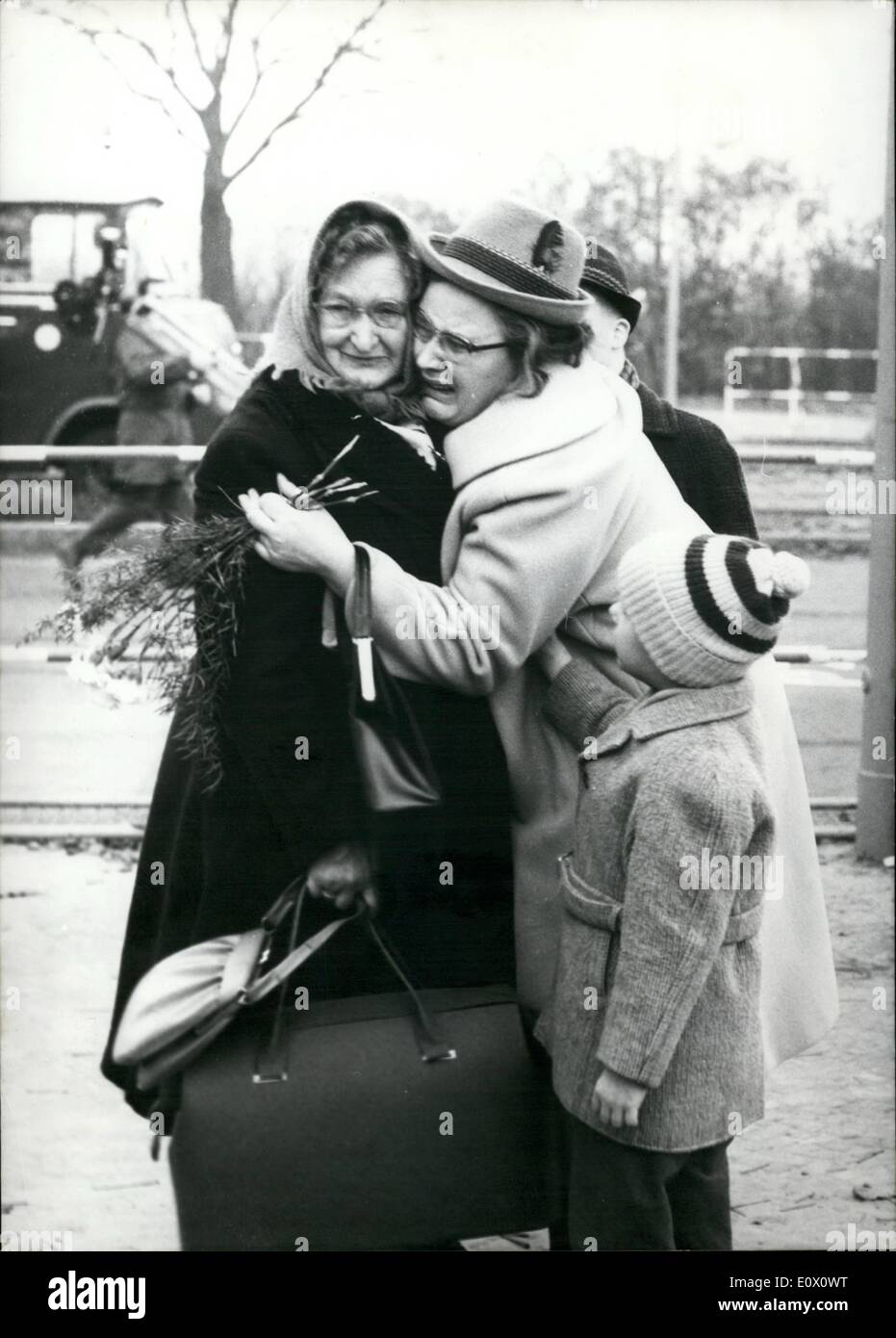 11. November 1964 - Foto zeigt Mutter, rief Mutter die West-Berliner ...