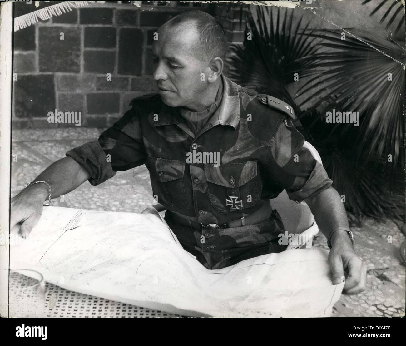 2. Februar 1965 - deutsche Söldner führt die Streitkräfte der Regierung ...