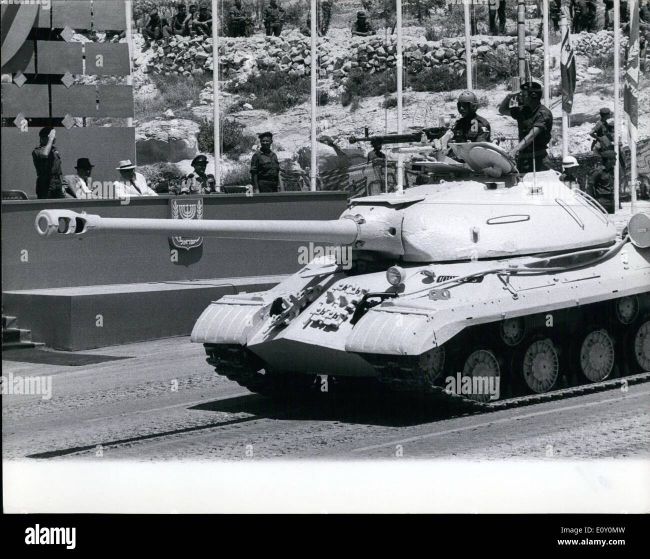 5. Mai 1968 - Israel feiert 20. Jahrestag der seine Unabhängigkeit mit ...