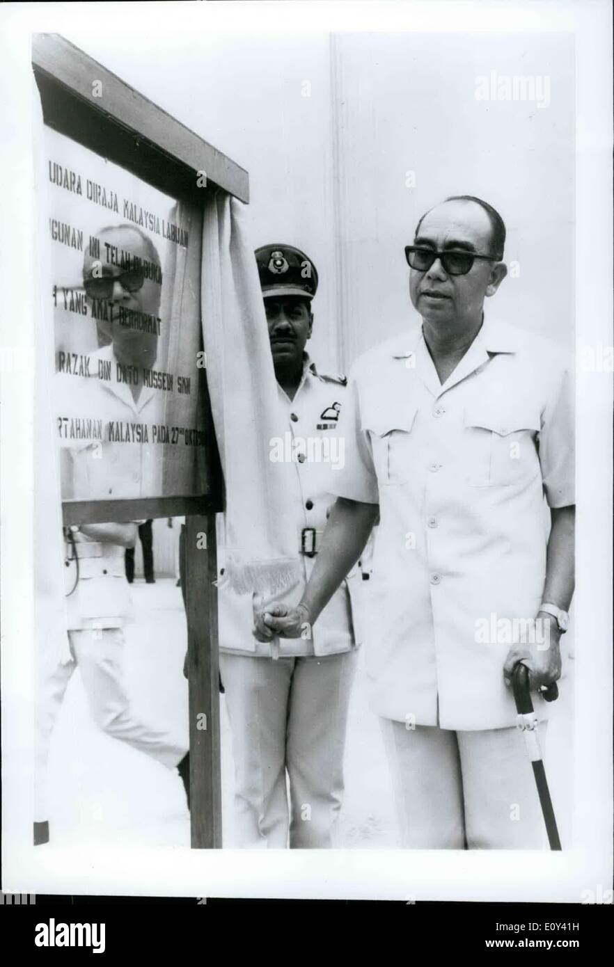 10. Oktober 1968 - Malaysia: Vize-Premierminister eröffnet Tun Abdul ...
