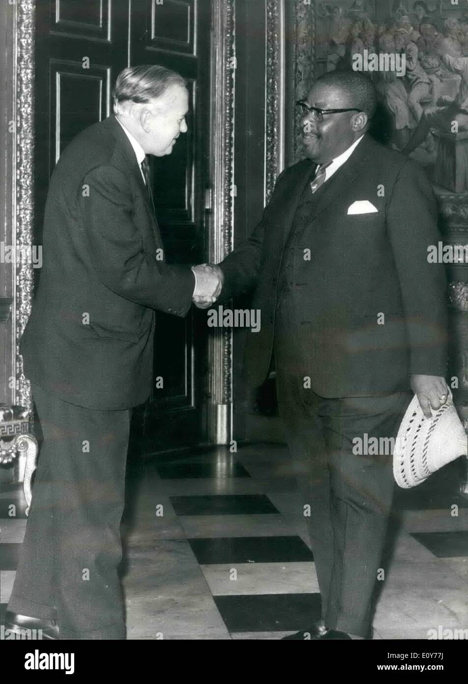 1. Januar 1969 - Commonwealth Prime Minister Konferenz am Marlborough ...