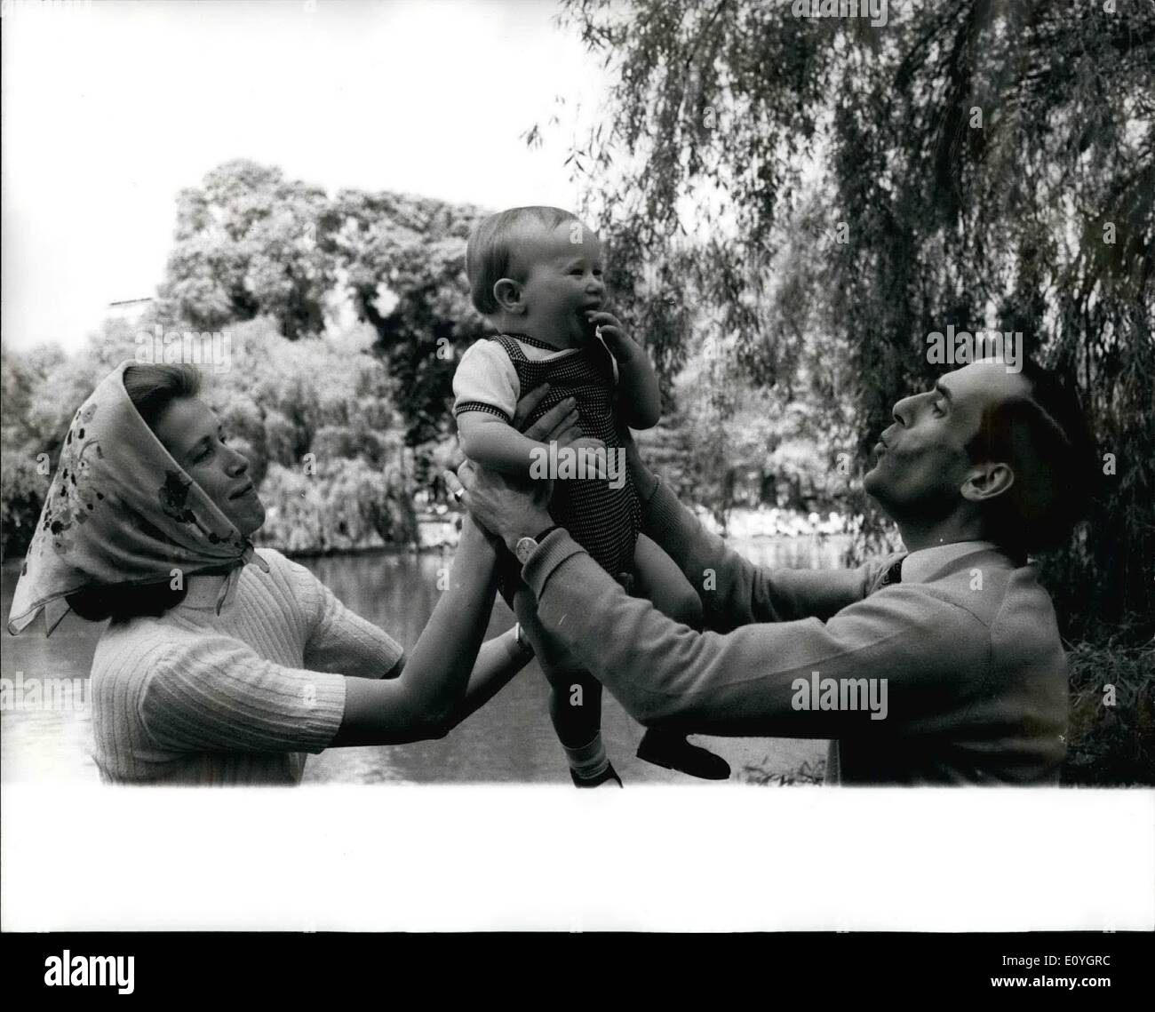 5. Mai 1970 - Mr.Thorpe und Familie, im St.Jame Park: Mr Jeremy Thorpe ...