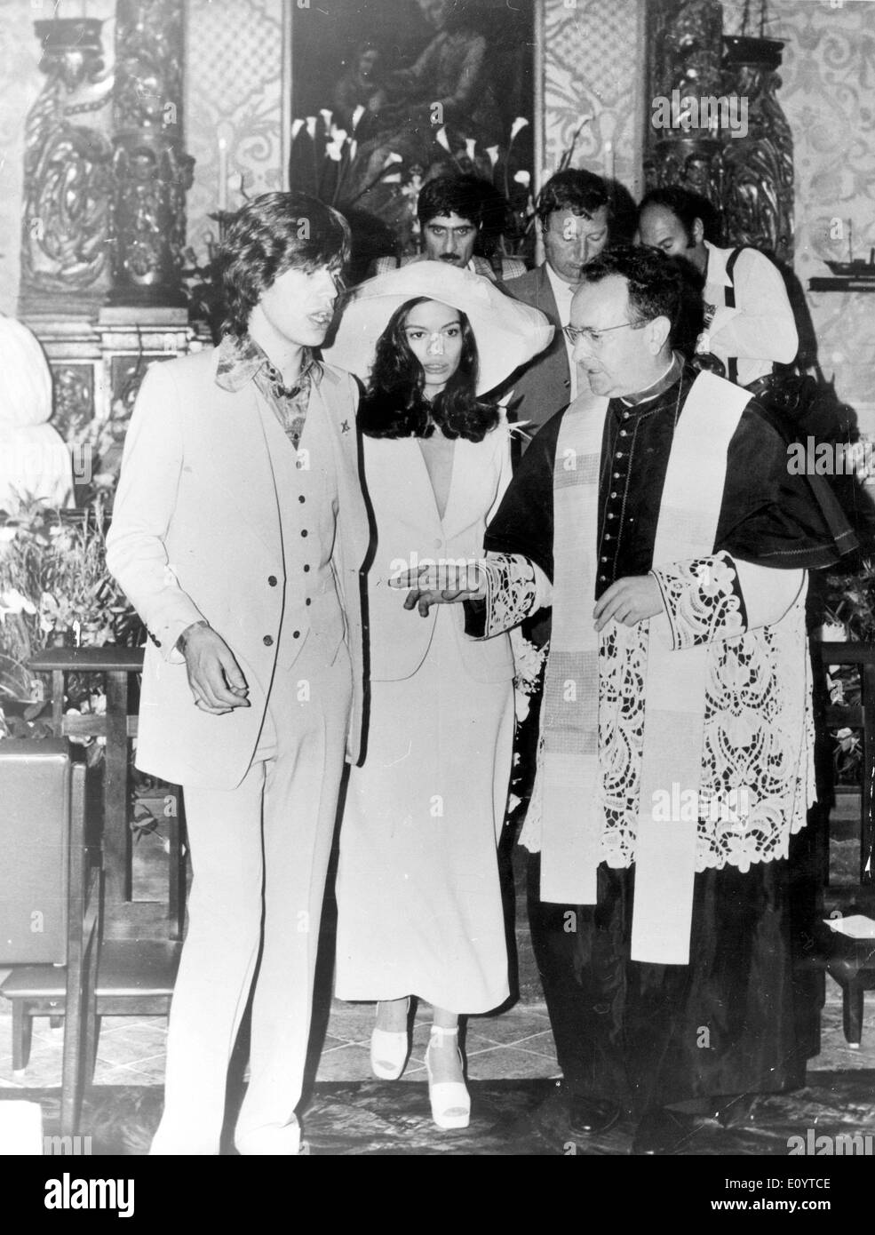 Mick Jagger En Bianca Bianca Jagger Wedding Fotos Und Bildmaterial
