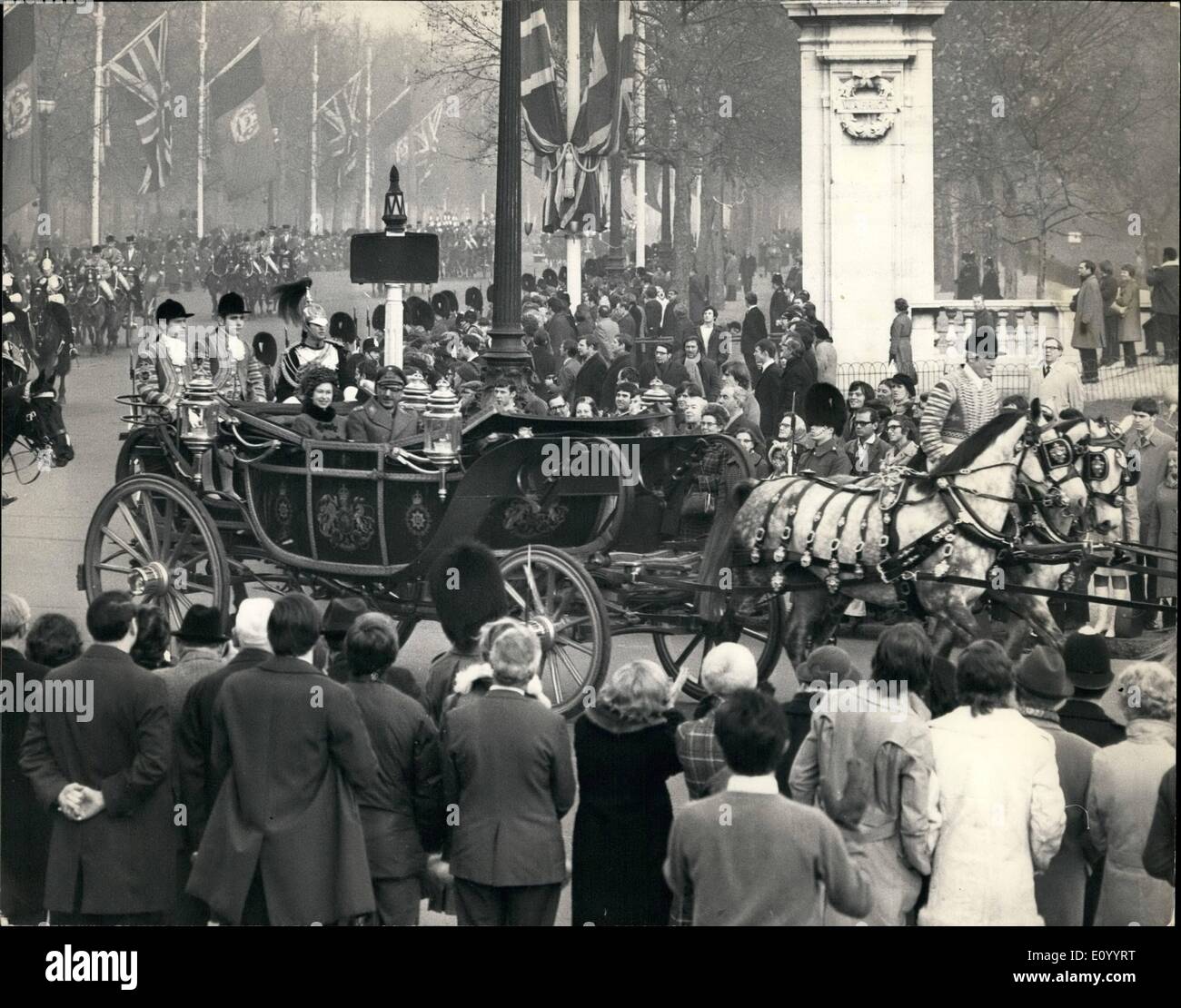 12. Dezember 1971 - König von Afghanistan kommt in Großbritannien auf ...