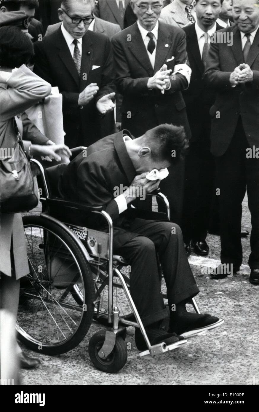 2. Februar 1972 - Hideaway japanischer Soldat kommt zurück nach Hause ...