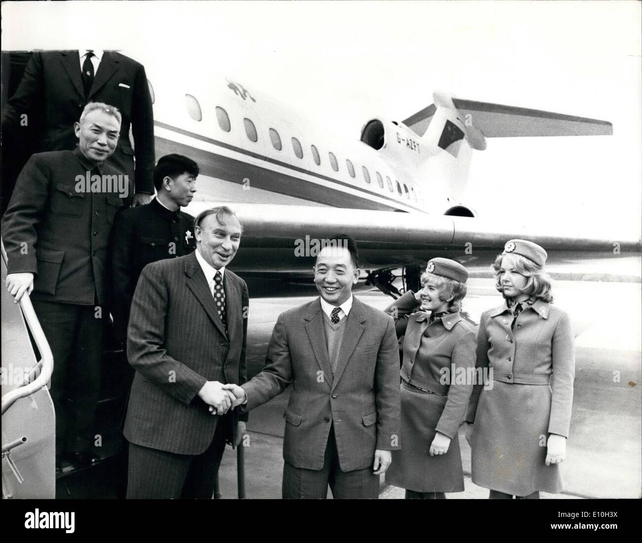 11. November 1972 - Übergabe des ersten Trident 2E für China.: bei ...
