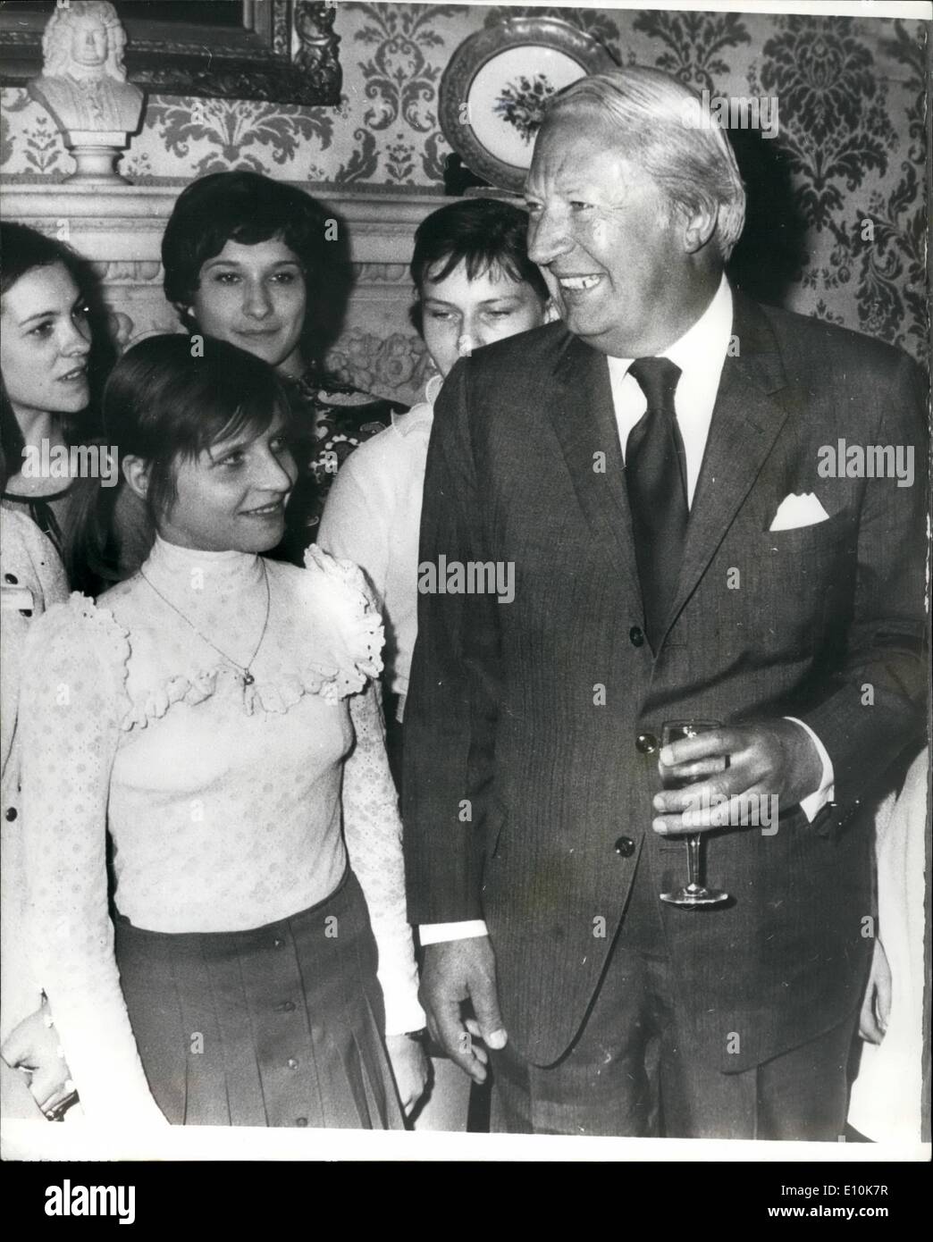 5. Mai 1973 - Olga trifft den Prime Minister: der sowjetische Gymnastik ...