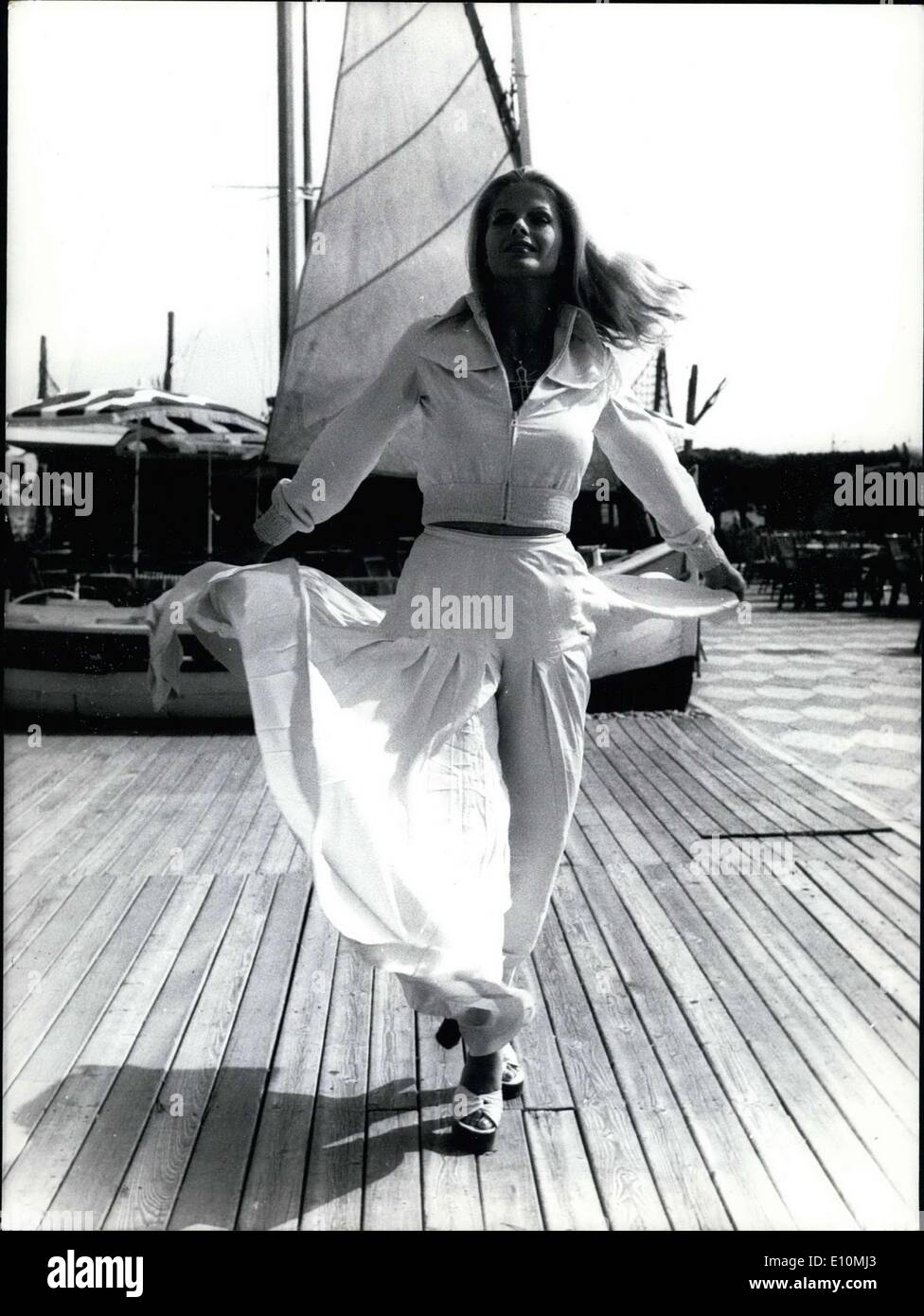 16. Juli 1973 - verbrachte Karin Schubert, der Star der Pierre-Alain ...
