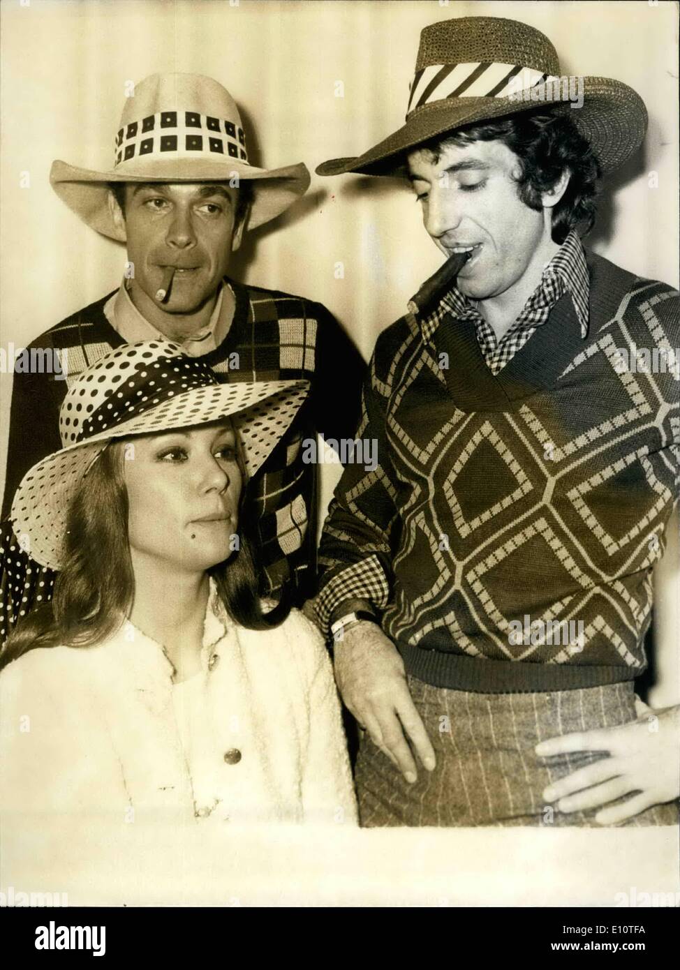 2. Februar 1974 - präsentiert Schauspieler Michel Creton sowie Claudine ...