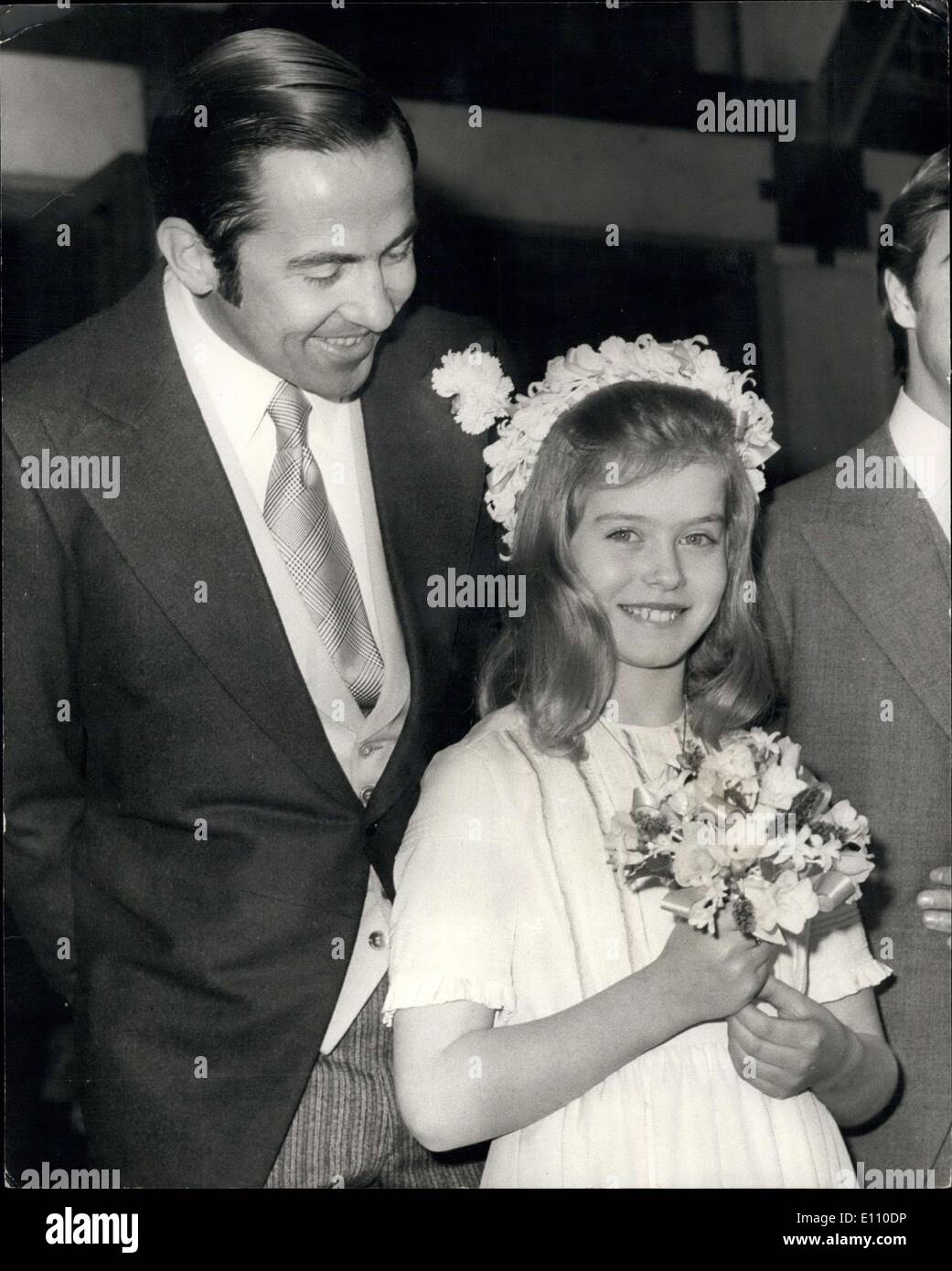 12. Februar 1975 - ist König Constantine Trauzeuge bei der Hochzeit von ...