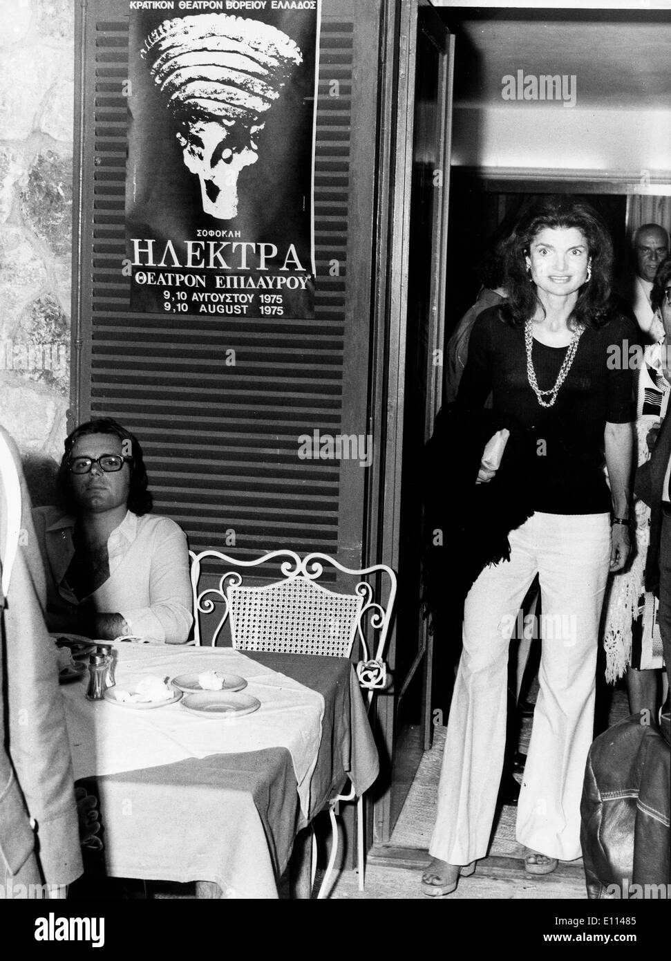 First lady jackie kennedy onassis Schwarzweiß-Stockfotos und -bilder ...