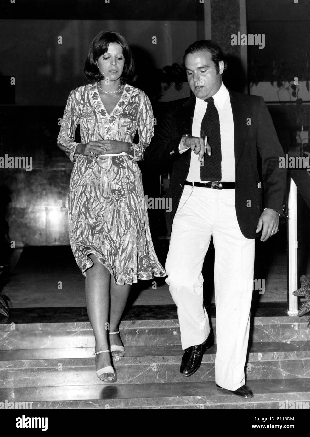 19. Februar 1976; Athen, Griechenland; CHRISTINA ONASSIS, einer der ...
