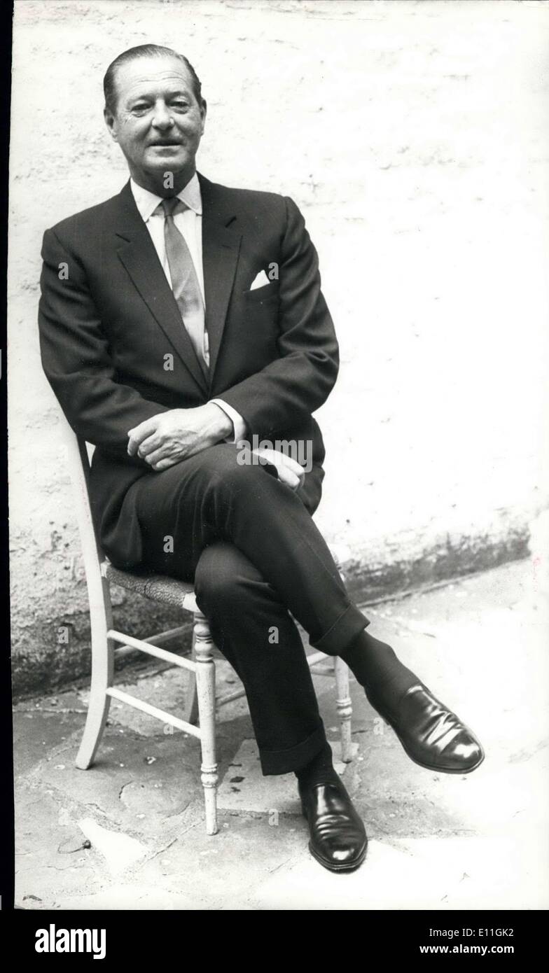 1. Dezember 1977 - stirbt Terence Rattigan bei 66; Dramatiker Sir ...