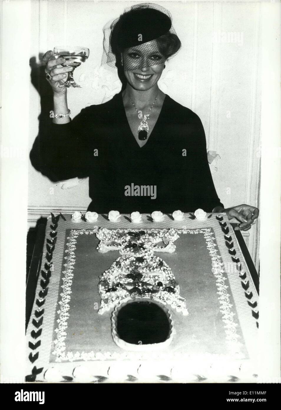 15. November 1978 - hier ist eine 90-Karat Smaragd, eines der größten ...