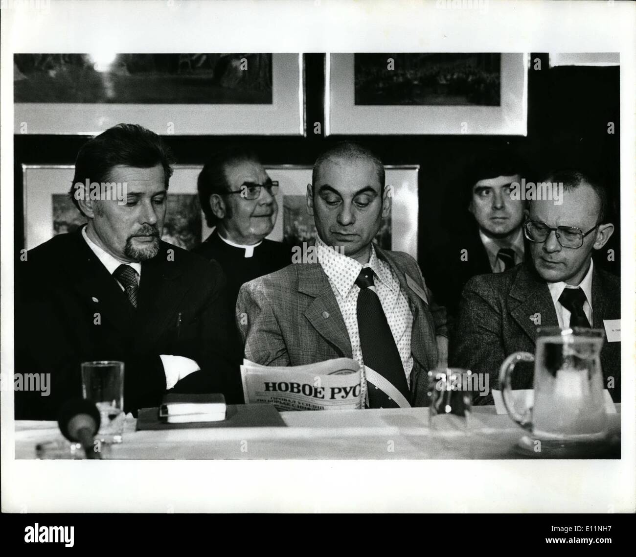 4. April 1979 - gemeinsame Pressekonferenz von fünf sowjetischen ...