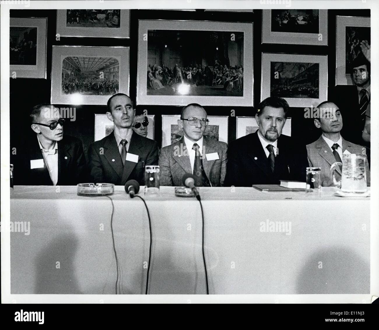 4. April 1979 - gemeinsame Pressekonferenz von fünf sowjetischen ...