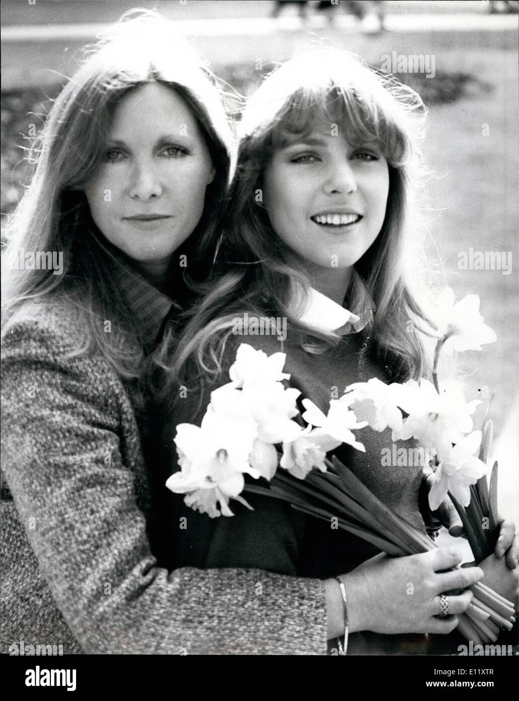 3. März 1981 - Susan Howarddonna Culver von Dallas kommt in London ...