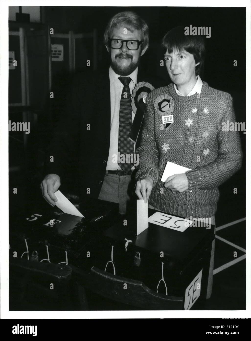 10. Oktober 1981 - Croydon durch Wahl: The Liberal Alliance Kandidat ...