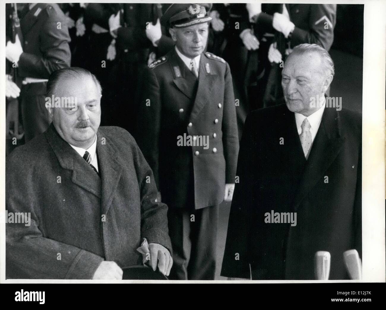 24. Februar 2012 - die österreichische Bundeskanzler Julius Raab ...