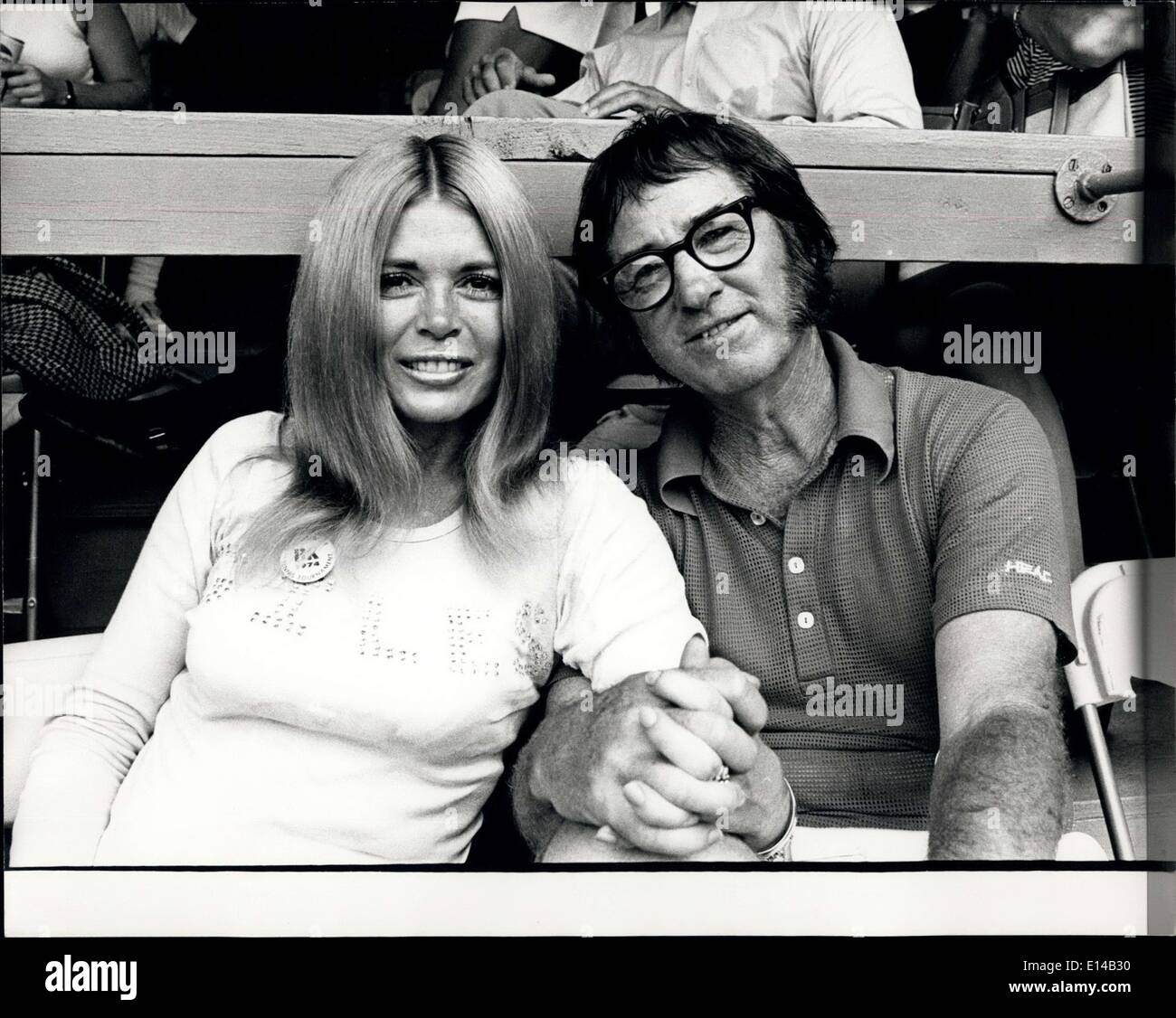17. April 2012 - Sandra Giles & Bobby Riggs Stockfotografie - Alamy