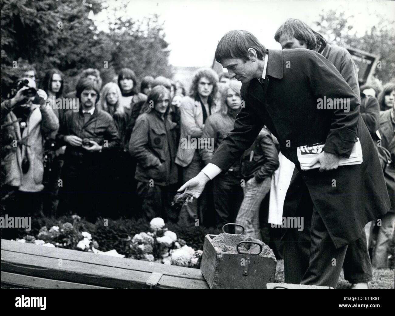 18. April 2012 - Beerdigung von Holger Meins in Hamburg: gestern ...