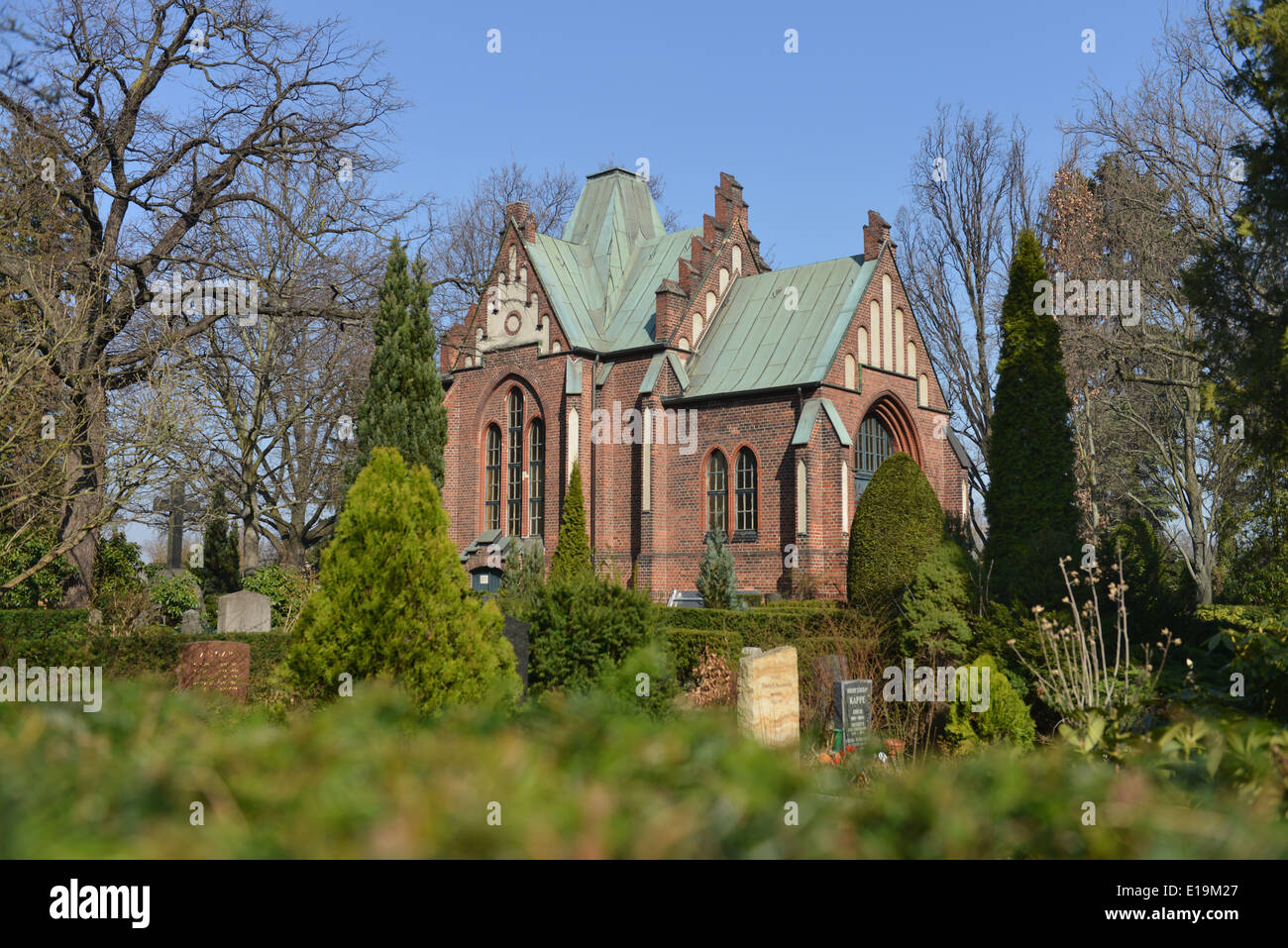 Friedhof Grunewald-Halensee, Bornstedter Strasse, Halensee, Berlin ...