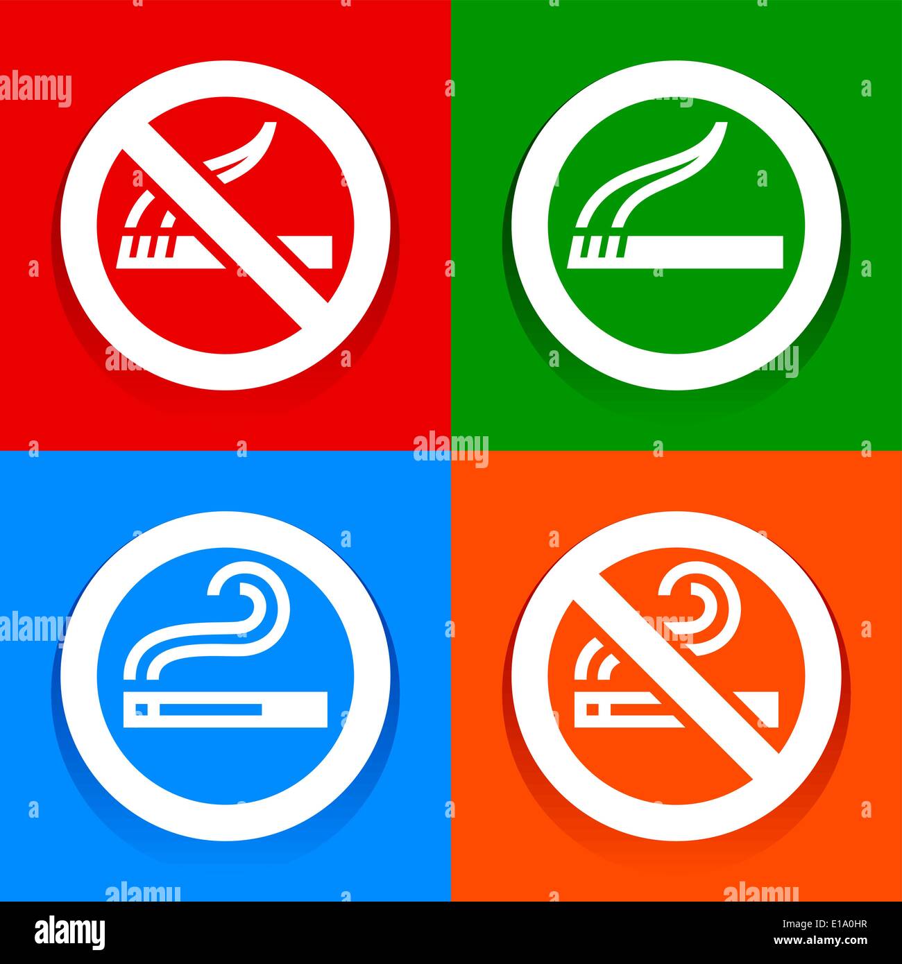 No smoking sticker -Fotos und -Bildmaterial in hoher Auflösung – Alamy