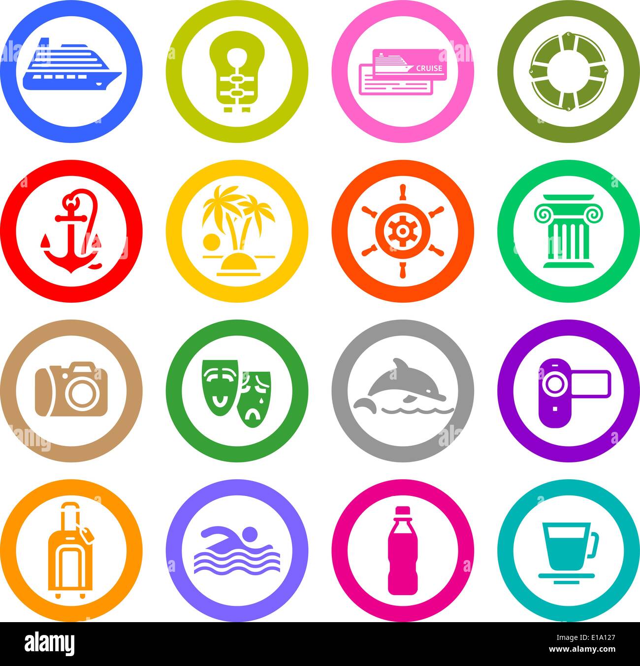 Erholung symbole Stock-Vektorgrafiken kaufen - Alamy