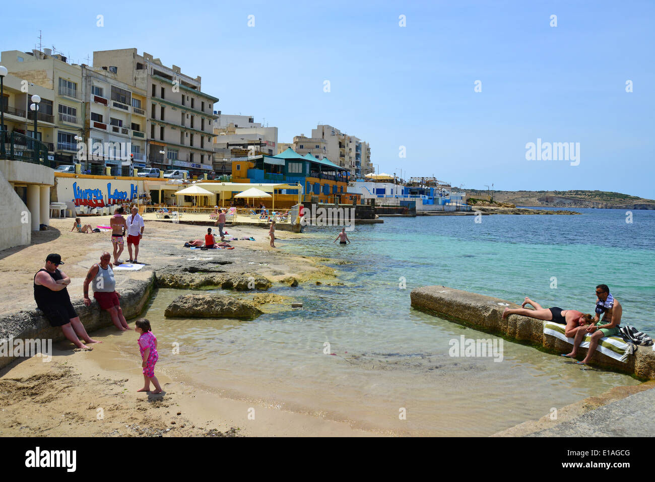 Direkt am Meer Strand, Buġibba, St. Pauls Bay (San Pawl il-Baħar ...