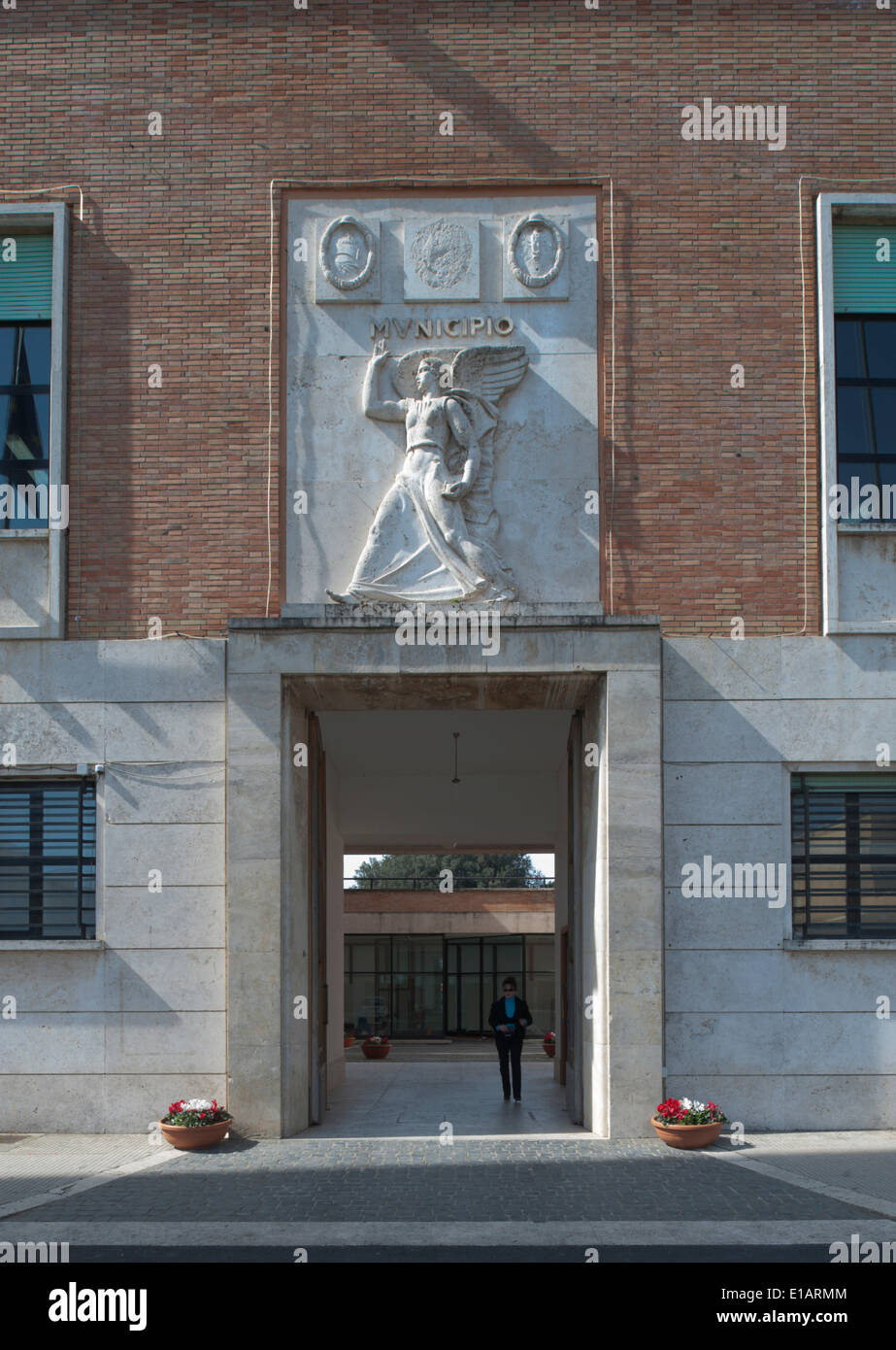 Italian Rationalism Fascist Architecture Stockfotos & Italian ...